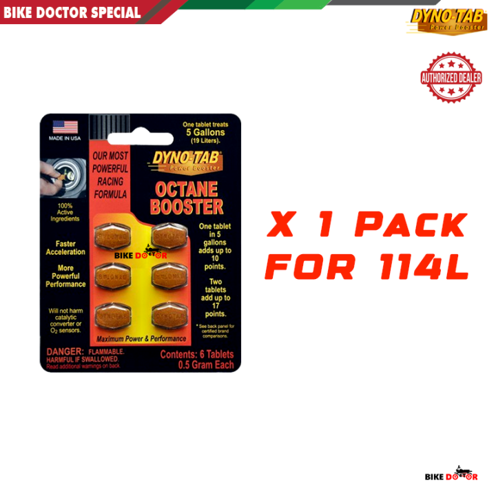 Dyno Tab HP Oil Additives 6-tab card only for CAR (1 for 114 Liters ...