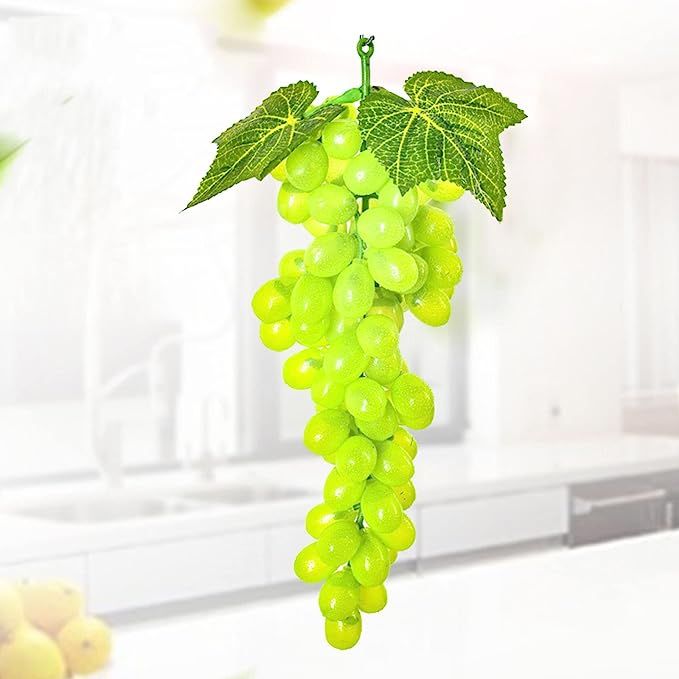 TKLTS Pack Of 10 Artificial Grape Decorations, Artificial Grape Vines ...