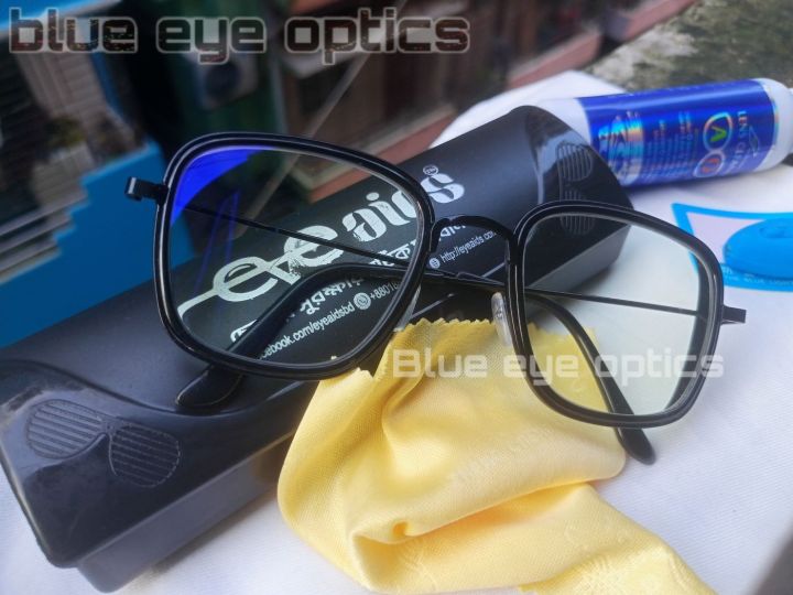 metallic frame blue cut UV 420 lens for mobile computer blue light ...