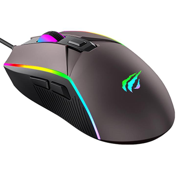 Havit MS1028 RGB Backlit Black Wired Gaming Mouse | Daraz.com.bd