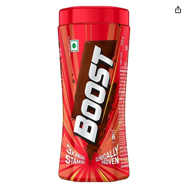 Boost Energy & Nutrition Drink Pet Jar, 500gm (india ,Dubai) | Daraz.com.bd