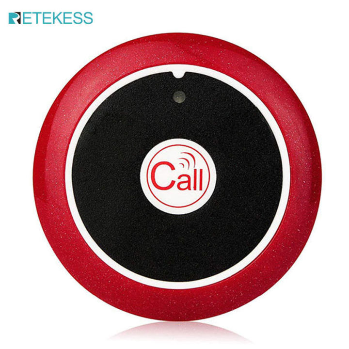 Retekess TD007 Wireless Pager Button Transmitter One-key Call Pager for ...