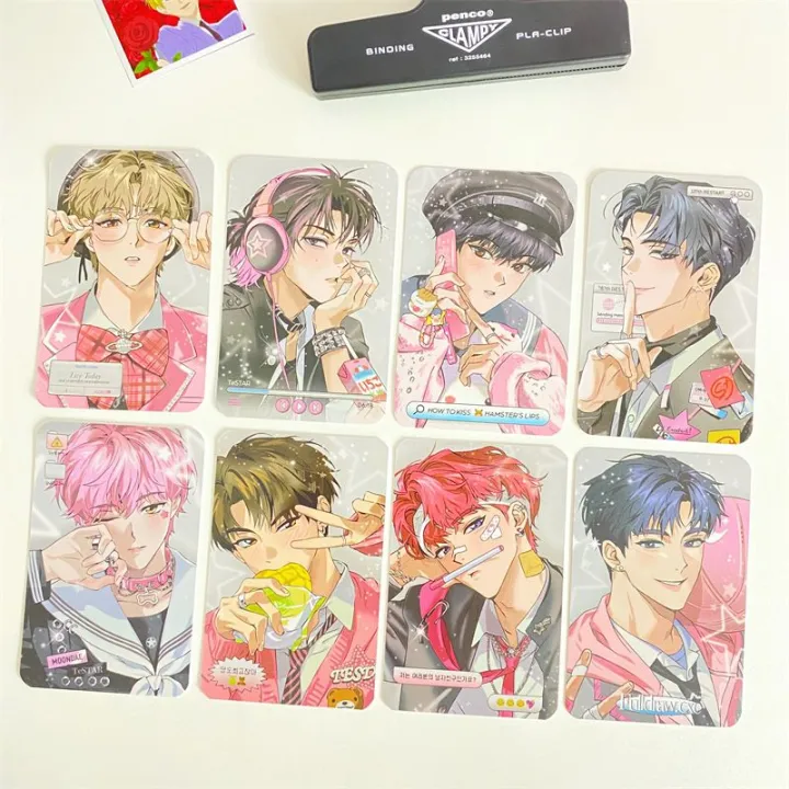 8 Pcs Korean Manhwa Debut or Die Lomo Card Park Moondae, Ryu Chungwoo ...