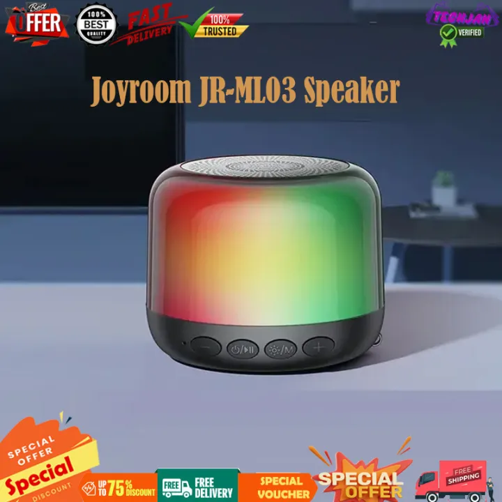 JR-ML03 Transparent RGB Wireless Speaker Long Battery Life | Daraz.com.bd