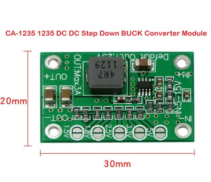 CA-1235 DC-DC Step Down BUCK Converter Power Supply Module MP1495 Chip ...