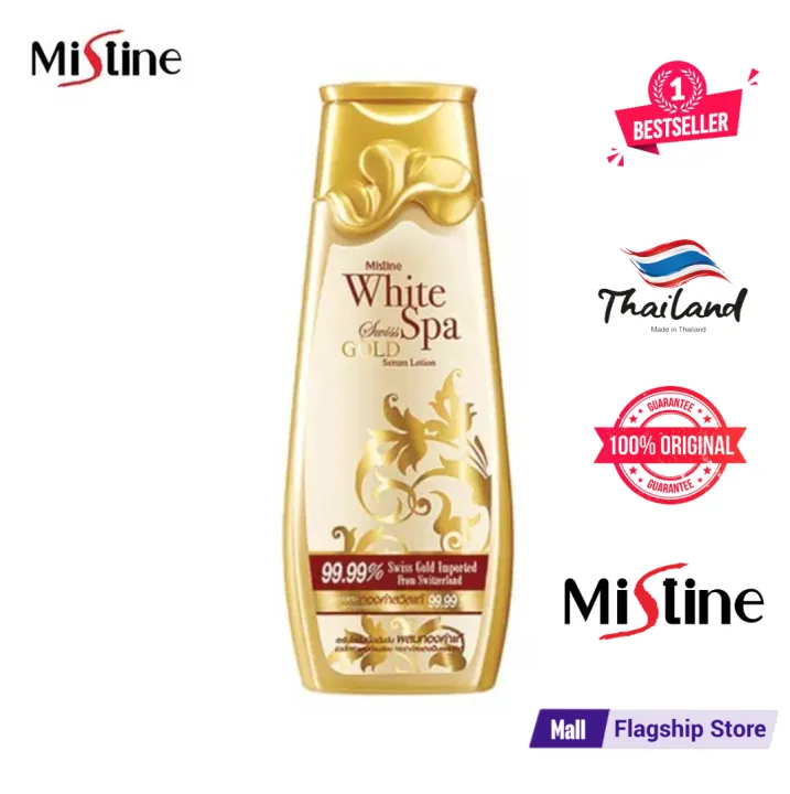 MISTINE WHITE SPA SWISS GOLD SERUM LOTION 200 ML | Daraz.com.bd