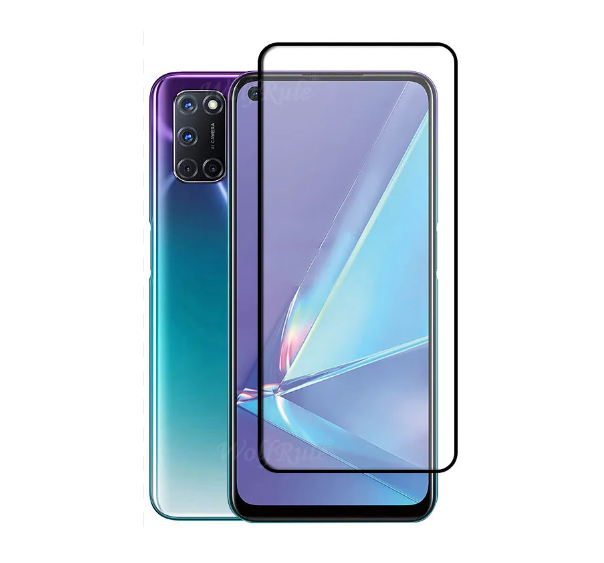 Oppo A72 Rainbow Tempered Glass Screen Protector (Full Screen Coverage ...