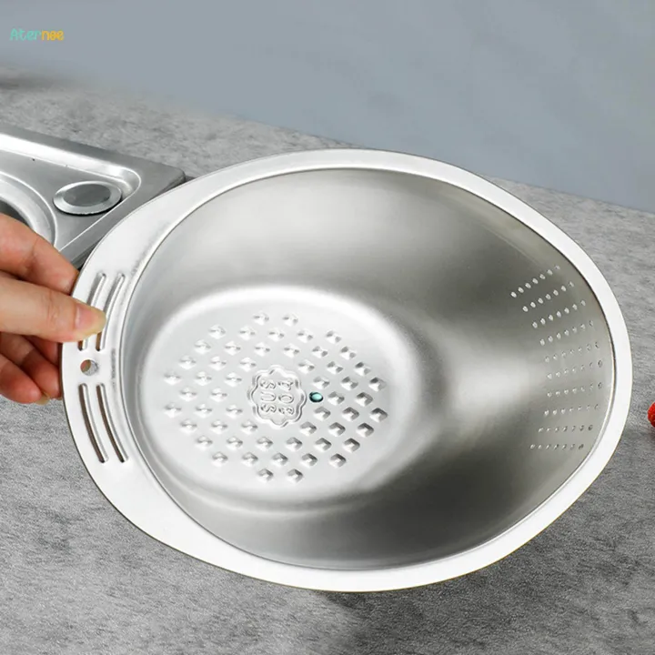 Rice Washing Filter Strainer Basket Food Drainer Vegetable Rice Washer ...