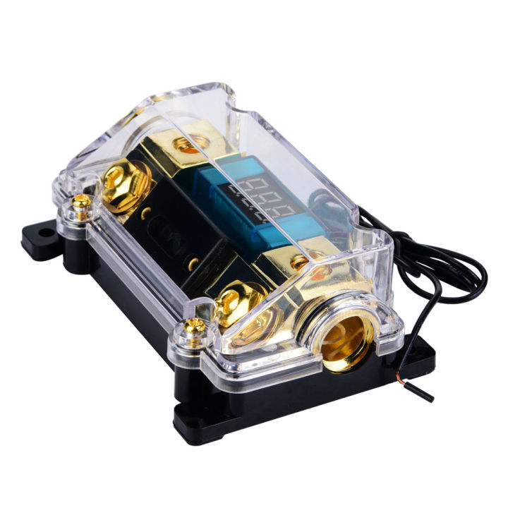 24V 100A Car Audio Di tal Breaker Fuse Holder Distribution Block with ...