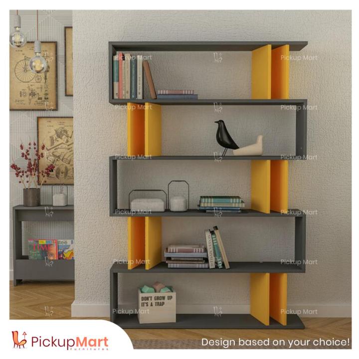 Laminated Board Book Shelf | Showpiece Rack | Living Room furniture ...