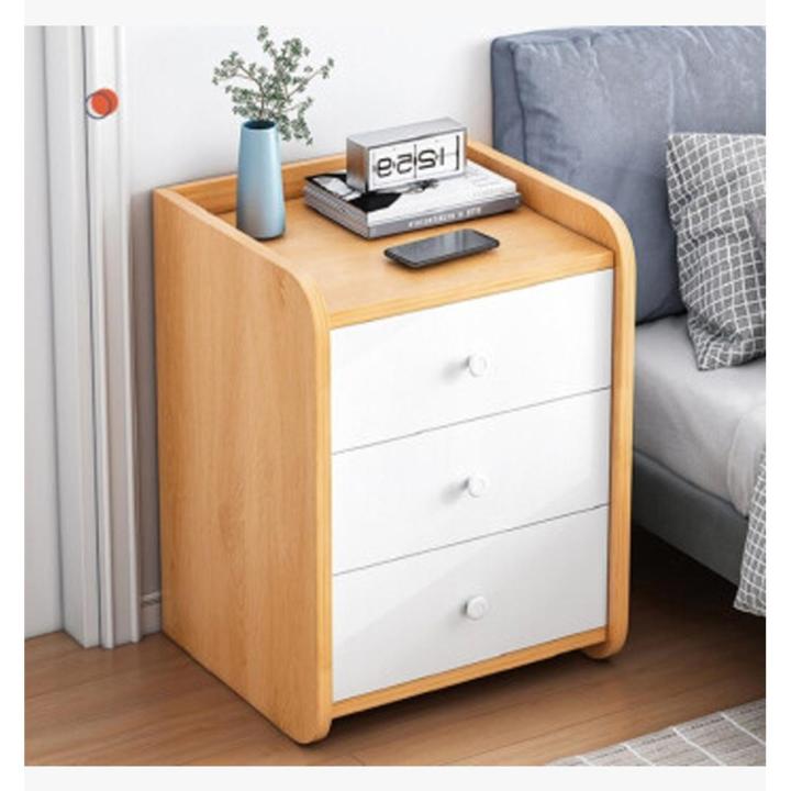 3 Drawer System Nightstand Bed Side Table, Bed Side Storage | Daraz.com.bd