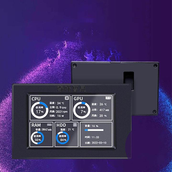 IPS Screen Monitor for CPU GPU RAM HDD 3.5 inch Mini Computer Monitor ...