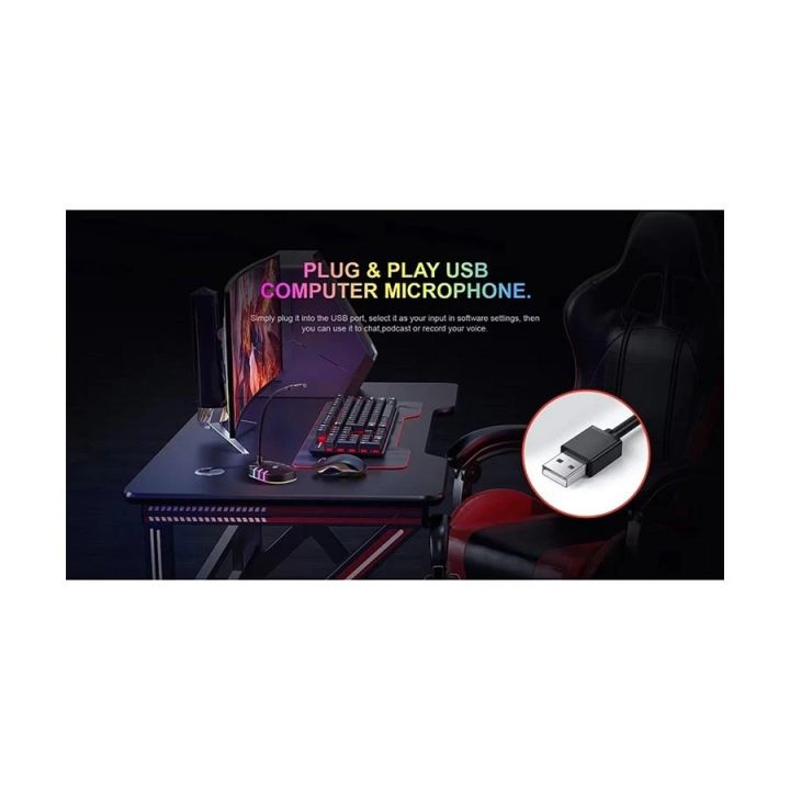 Havit GK58B GAMENOTE RGB USB Microphone | Daraz.com.bd