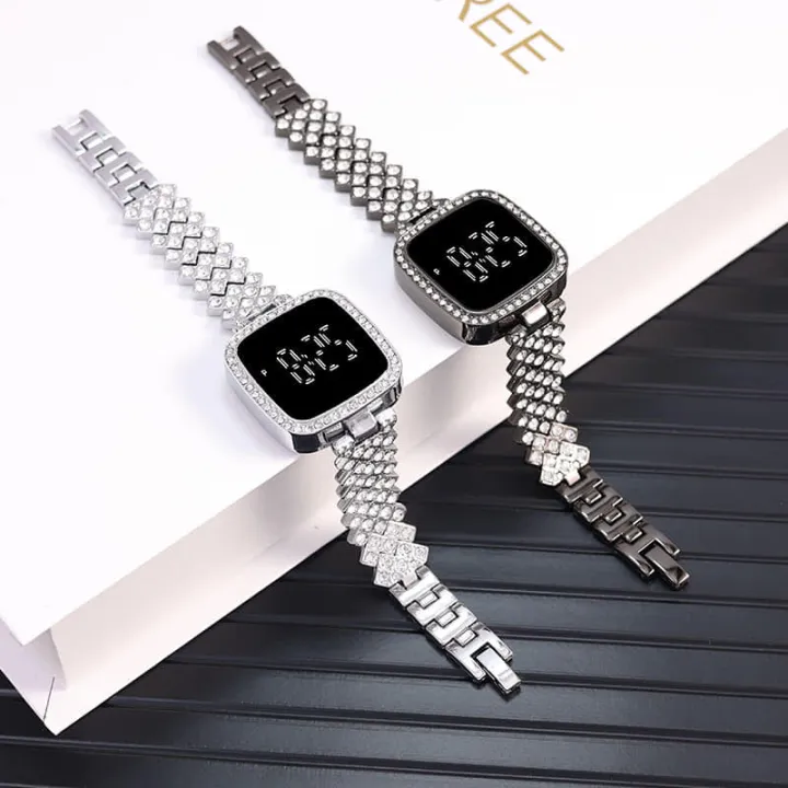 LED Display Digital Touch Screen Watch Gift For Girls and Women | Daraz ...