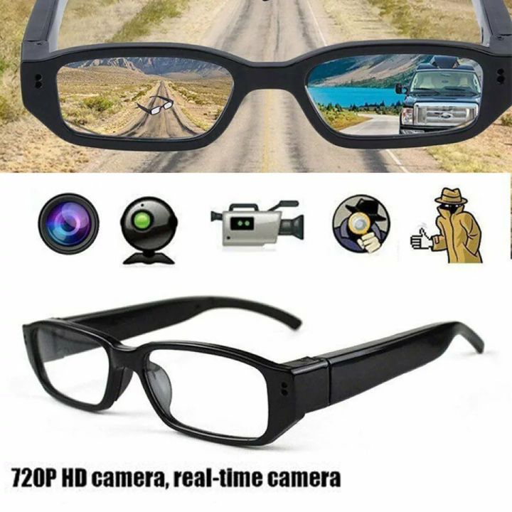 Protable HD Mini Camera Sports Glasses Camera Monitor Eyeglass Cameras ...