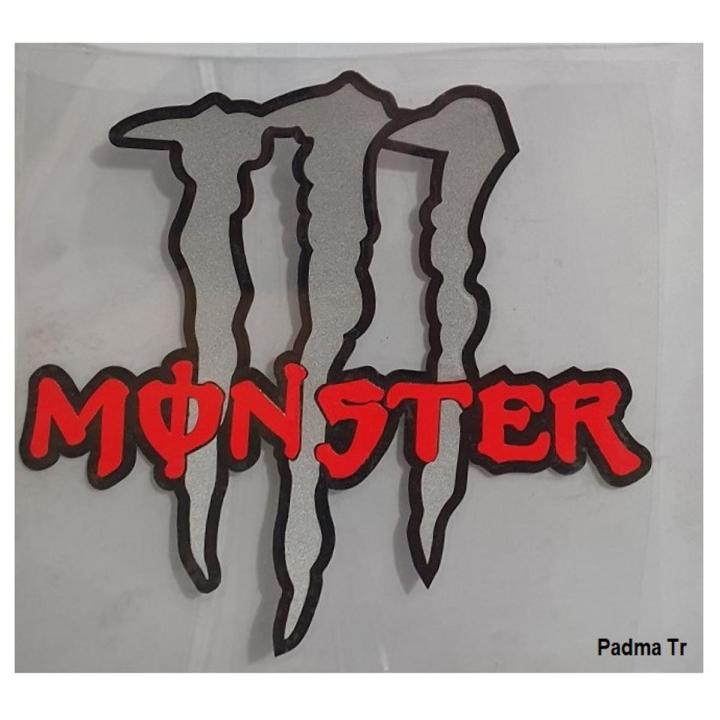 Monster energy bike sticker. decoration Sticker for bike car Motorcycle ...