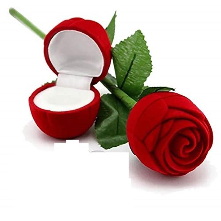 Red Rose Shaped Ring Gift Box | Daraz.com.bd