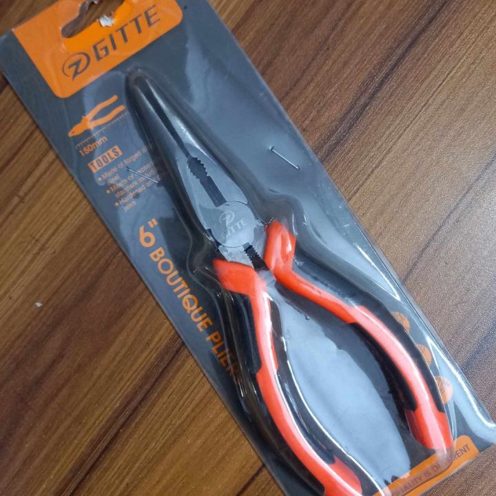 LONG NOSE PLIERS 150mm Multifunctional Long Nose Mini Plus Tools 6 Inch ...