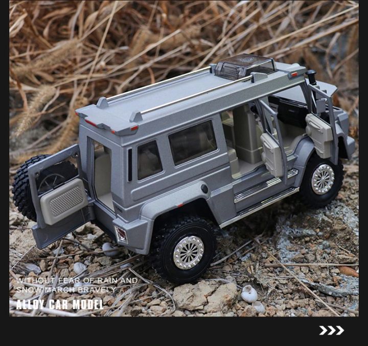 1:24 Mercedes Unimog U5000 Diecasts Alloy Car Luxurious Simulation Toy ...