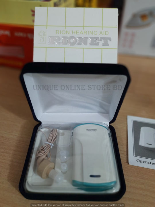 Rionet_ Pocket Corded Hearing Aid Adjustable Sound Amplifier -Made In ...