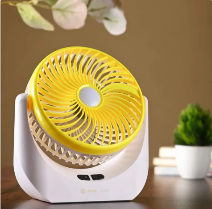 Jy Super Lithium Rechargeable Mini Table Fan With LED Light - JY 1880 ...