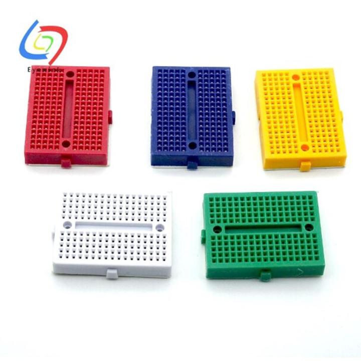 【happy one】EYEWINK SYB-170 5 Colors Mini Breadboard Prototype Experiment Protoboard 170 Tie ...