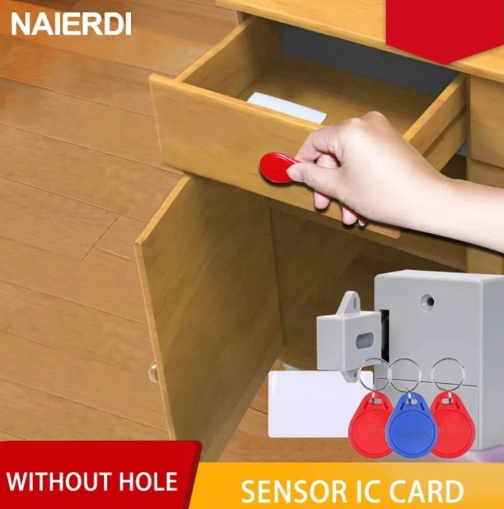 Invisible Sensor Lock EMID IC Card Drawer Digital Cabinet Intelligent ...