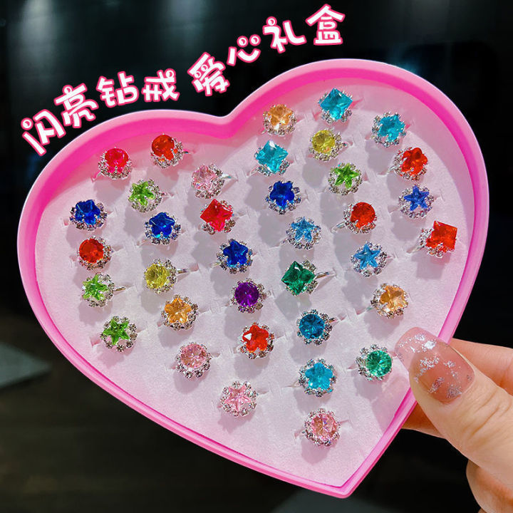 【Great Selection】 Children's Ring Cute Princess Little Girl Cartoon ...