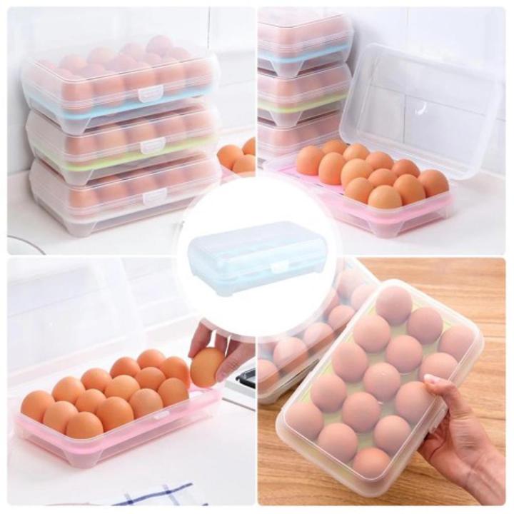 Refrigerator 15 Eggs Storage Box | Daraz.com.bd