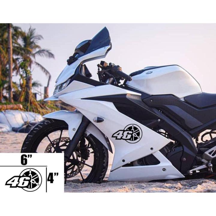 Bike Decal Sticker - Yamaha 46 Logo ( Waterproof & Premium quality ...