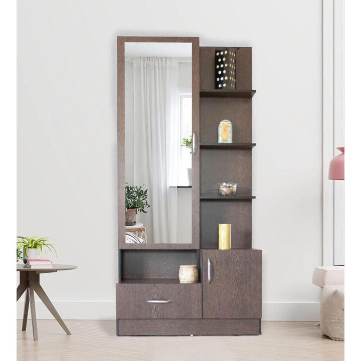 Laminated Wood Dressing Table With Mirror By Dipto Furniture | Daraz.com.bd