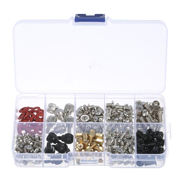 Hxsj 228pcs Basic Computer Screw Kit Desktop Computer Maintenance Screw