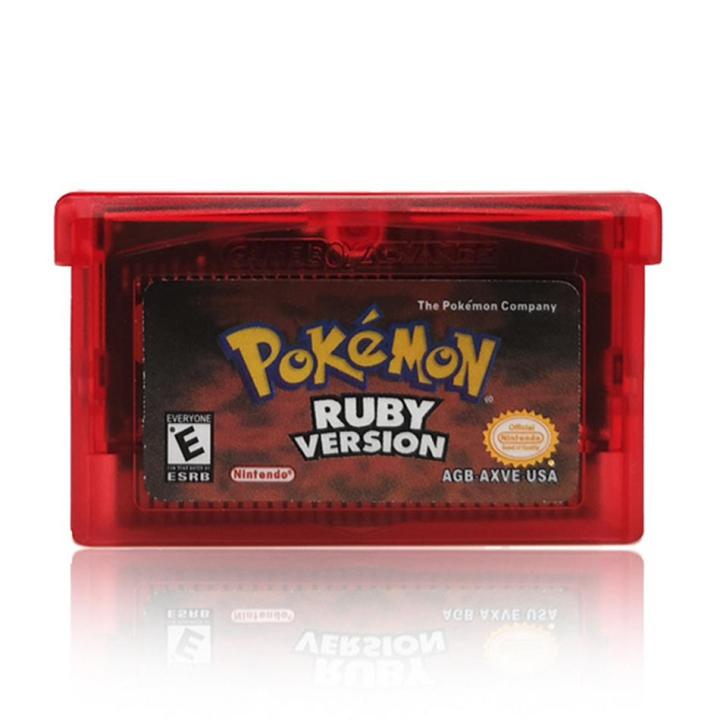 【Trick or Treat Alliance Mall】Video Game Cartridge Console Card 32 Bits FireRed LeafGreen Ruby ...