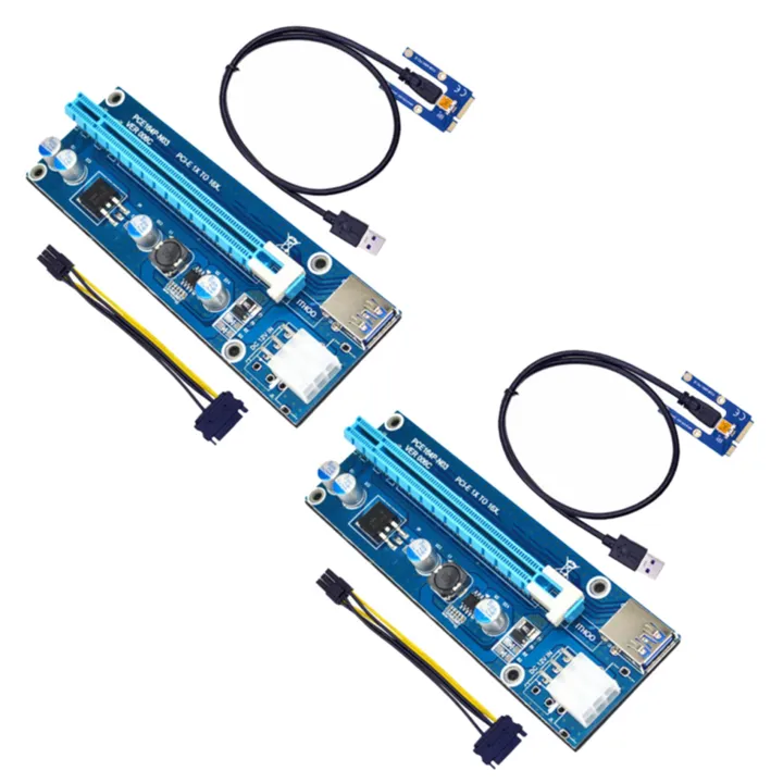 TWEXQNY 2X Mini PCIe to PCI Express 16X Riser for Laptop External Image ...