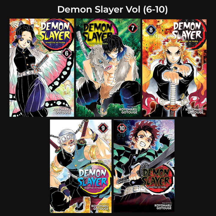 Demon slayer Volume (6-10) Paperback Manga Set| Bookism BD | Daraz.com.bd