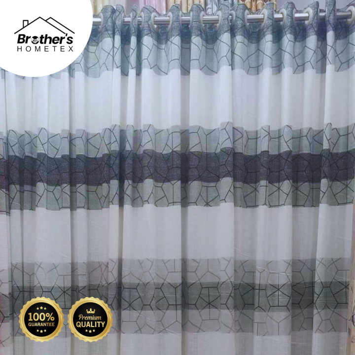 Satin Curtain Door And Window, Porda ( 6 Kuchi - 1Pcs) | Daraz.com.bd