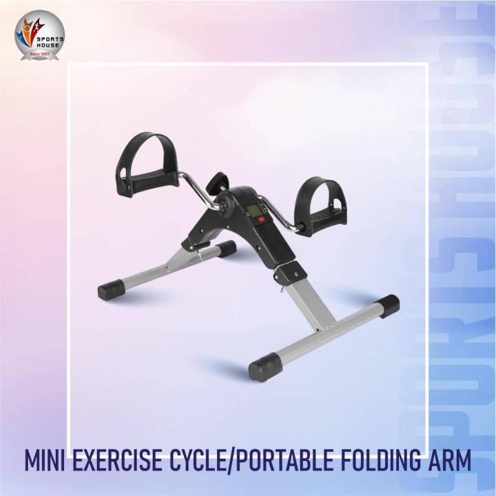 Mini Exercise Cycle/Portable Folding Arm And Leg Pedal Exerciser With ...