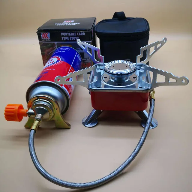Outdoor Gas Burner Portable Backpacking Camping Hiking Mini Stove with ...