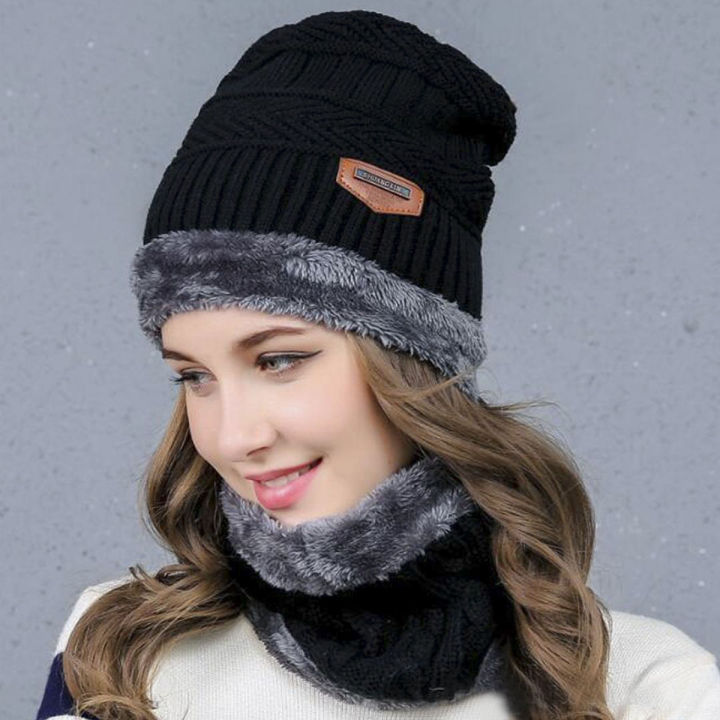 High Quality Fashion UGLY FISH Cap Winter Hat And Neck Warmer For Men ...