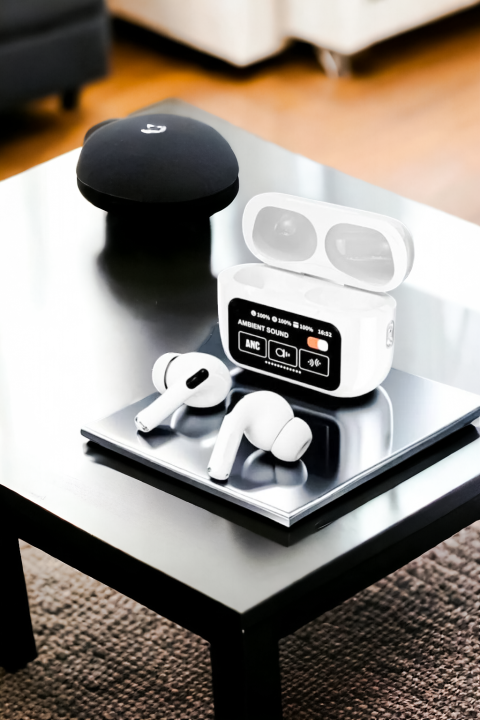 AirPods A9 Pro Earbuds 2024 Wireless Earphones LED Smart Touch Screen ...