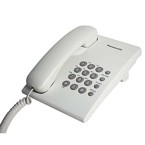 Single Line Corded Telephone - Panasonic KX-TS500MX | Daraz.com.bd