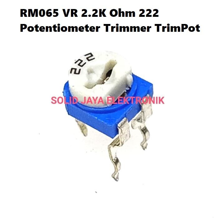 5Pcs RM065 RM-065 VR 2.2K Ohm 222 Potentiometer Trimmer Trim Pot 2.2K ...