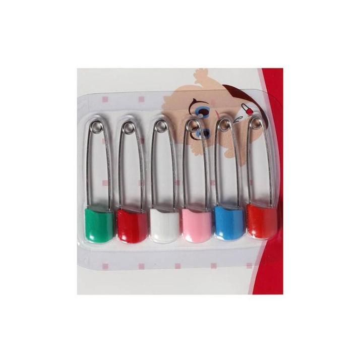 Safety Pins - 6 Pieces | Daraz.com.bd