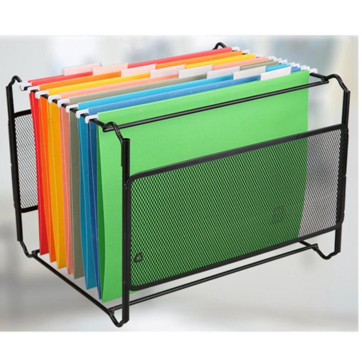 A4 Mesh Metal File Organizer Box Hanging File Folder Box Desk Storage Holder Shelf Holder Storage for Office Home Daraz .bd