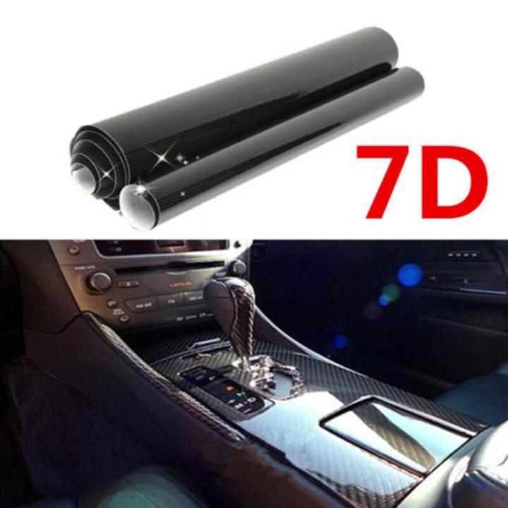 7D Waterproof Carbon Fiber Vinyl Car Wrap Sheet Roll Film Sticker Decal ...