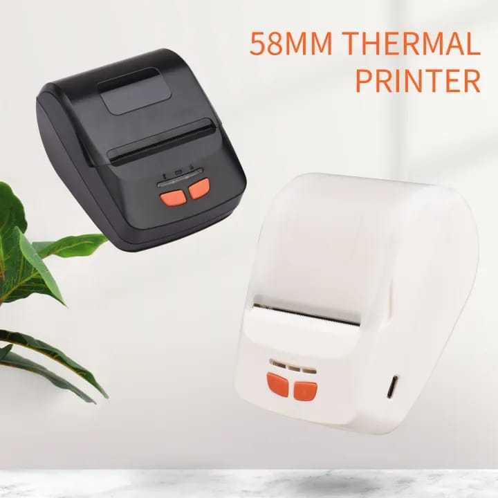 Portable Thermal Receipt Printer - 58mm POS Printer (2-inch) with USB ...