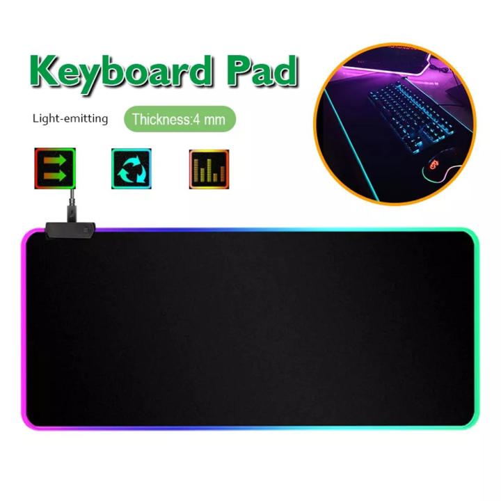 (GADGET DREAM)RGB Lighting Gaming Mouse Pad mini/Large Size Gaming ...