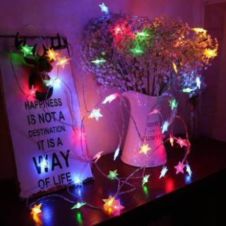 30 Piece Star-shaped LED light-different color decorative light -15 ...