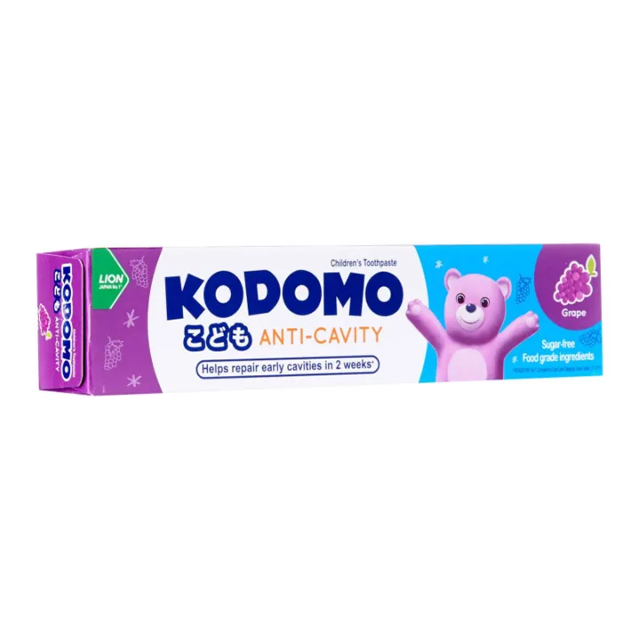 Kodomo Anti Cavity Toothpaste Grape (0-6 Years) - 80g (Thailand ...