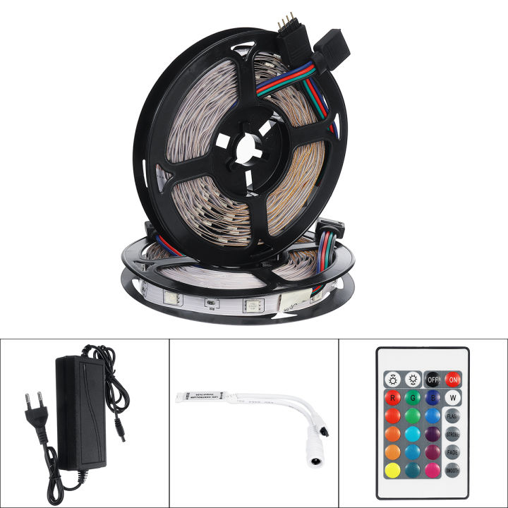 Lamps 24 Key Remote Control RGB WIFI LED Strip Light 10M RGB Light ...